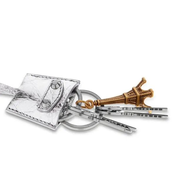 Balenciaga Le City Charm Eiffel Metallized