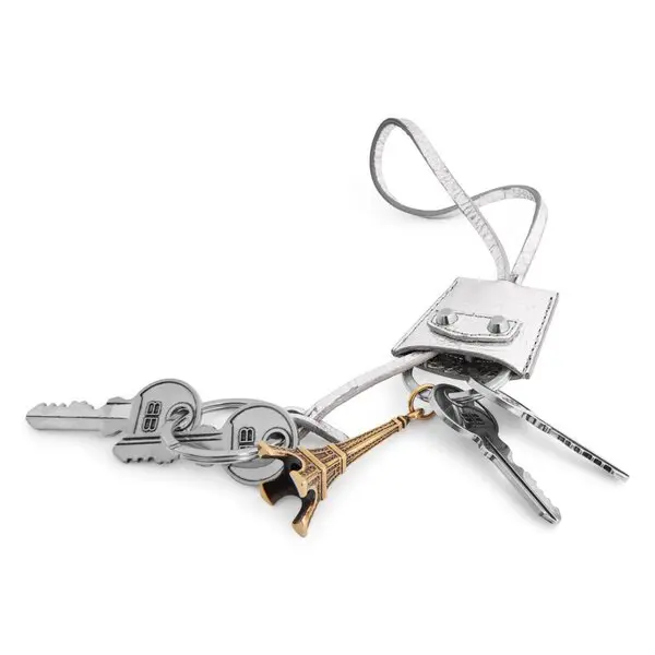 Balenciaga Le City Charm Eiffel Metallized