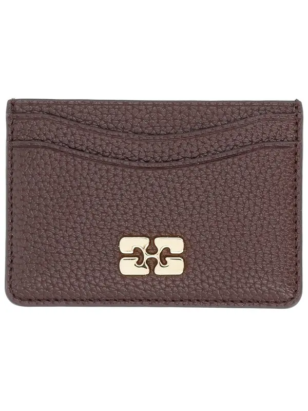 GANNI Bou" Cardholder - Brown