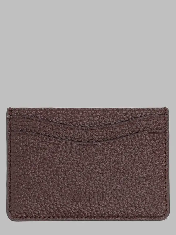GANNI Bou" Cardholder - Brown