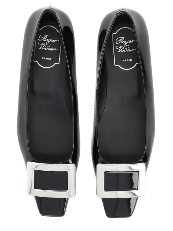 ROGER VIVIER Ballerina "belle Vivier" In Vernice