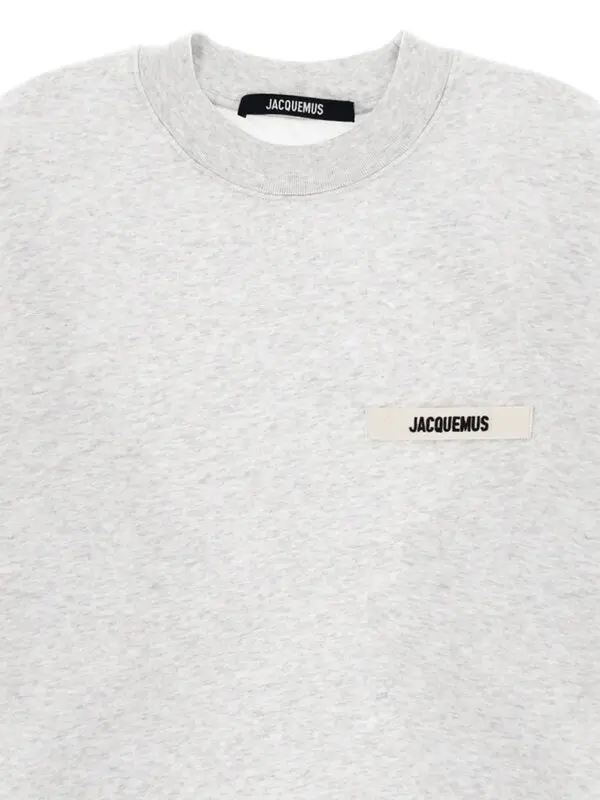 Jacquemus Felpa Con Logo - Grey