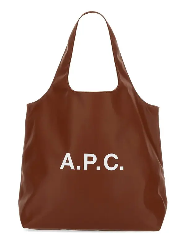A.p.c. Ninon Tote Bag - Brown