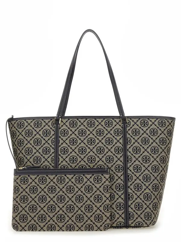 Tory Burch Borsa Shopping T Monogram Con Zip
