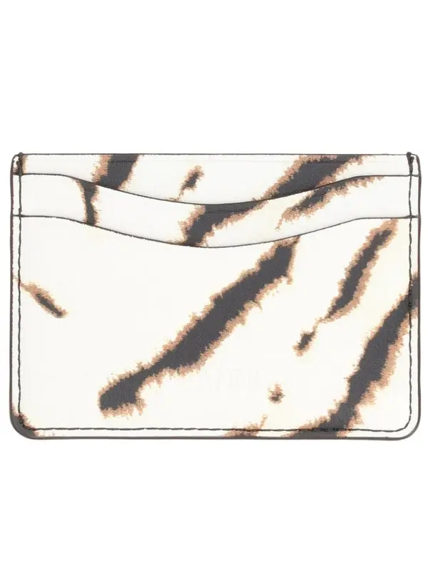 GANNI Bou' Card Holder - Animalier