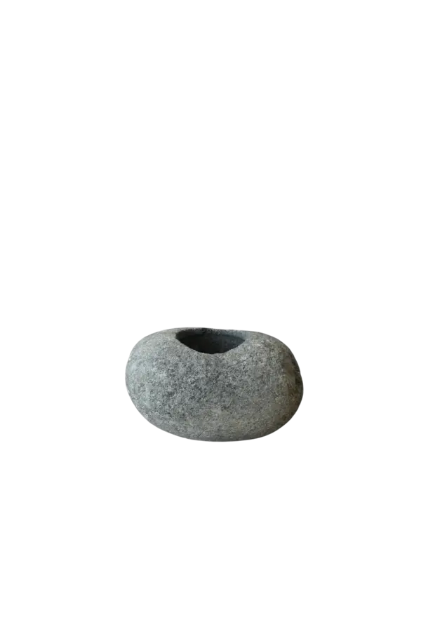 Botanical Boys Neutrals River Stone Planter Pot No Twelfth