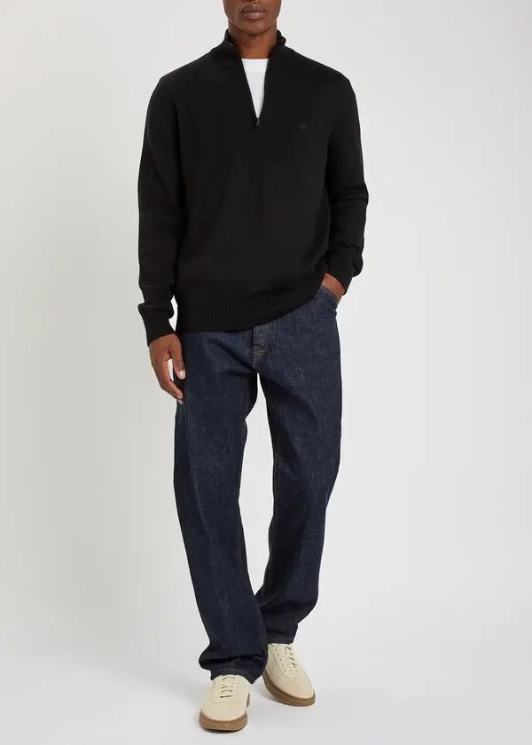 Emporio Armani Embroidered Logo High-neck Jumper