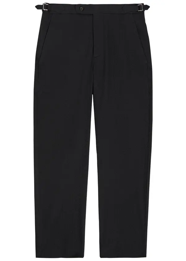 BODE Straight-leg Seersucker Trousers