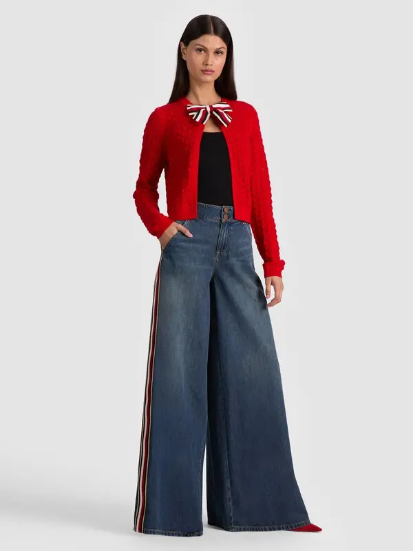 Alice + Olivia Dollie Open Front Cardigan