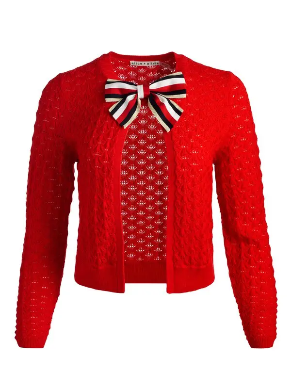 Alice + Olivia Dollie Open Front Cardigan