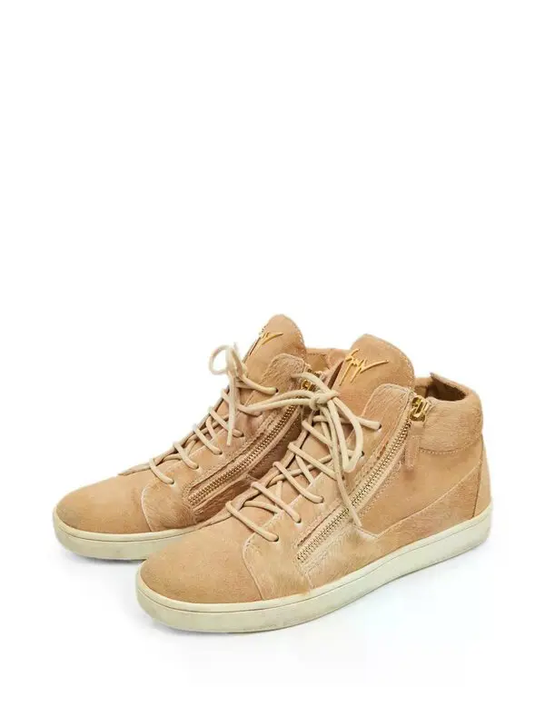 GIUSEPPE ZANOTTI Kriss Calf-hair Sneakers