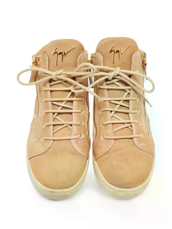 GIUSEPPE ZANOTTI Kriss Calf-hair Sneakers