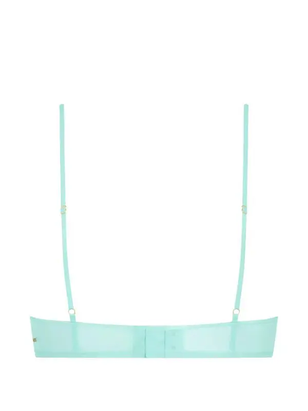 MAISON CLOSE Double Sens Corbeille Sheer Bra - Blue