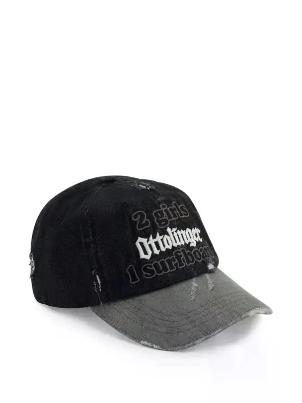 Ottolinger Distressed Slogan-print Baseball Cap