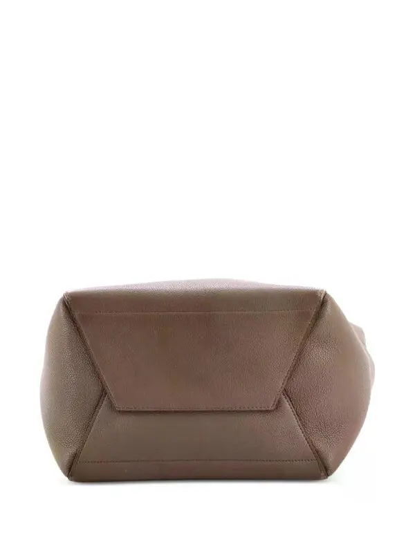 Celine Sangle Seau Bag In Calfskin - Brown