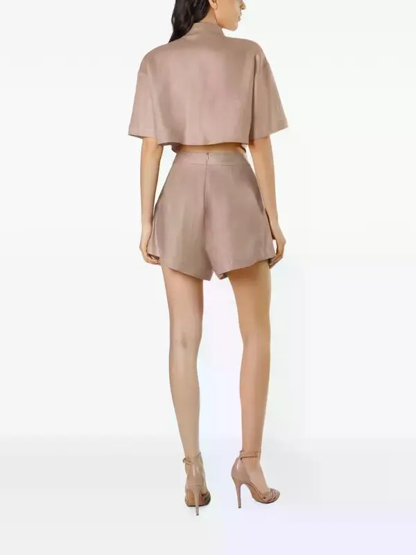 MIA PECULIAR Tailored Linen Shorts