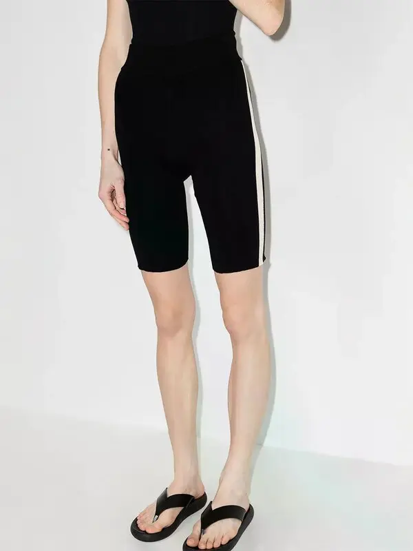 ST. AGNI Cycling Shorts With Side Stripe