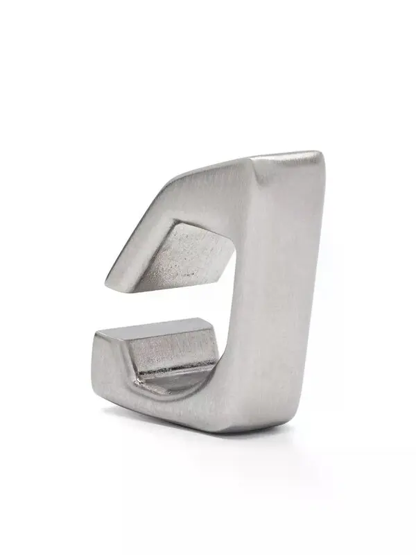 Rick Owens Brushed Earcuff - Silver