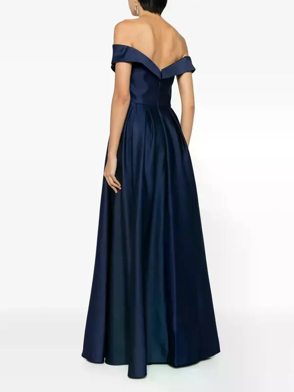 Marchesa Duchess Satin Ball Gown