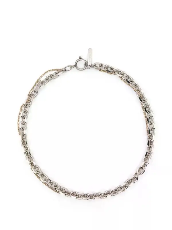 JUSTINE CLENQUET Dana Layered-chain Necklace - Silver