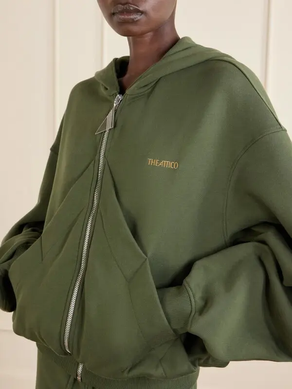 Attico Zipper Hoodie