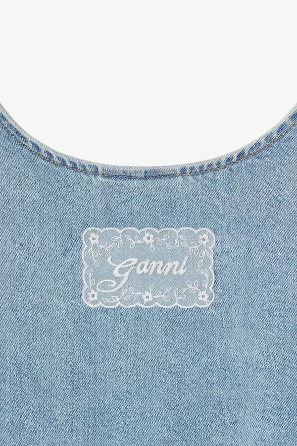GANNI Dress In Lightweight Denim