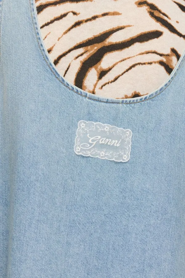 GANNI Dress In Lightweight Denim