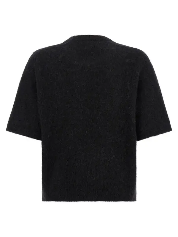 GANNI Strawberry Intarsia Knit Jumper - Black
