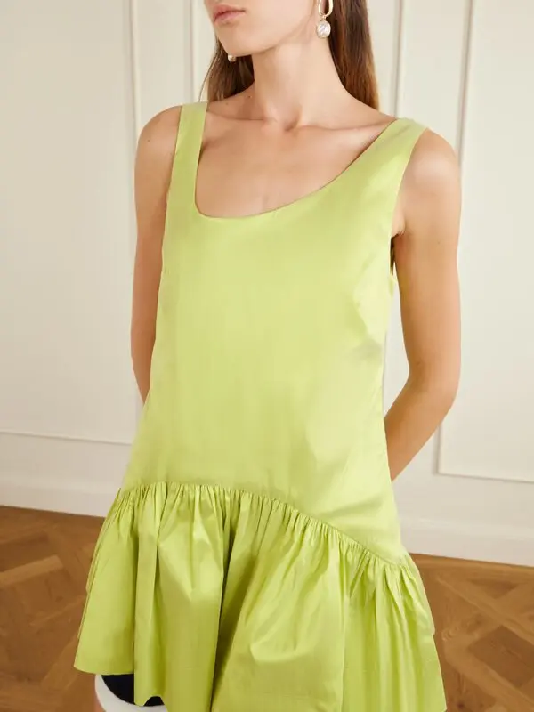 Simone Rocha Taffeta Peplum Top