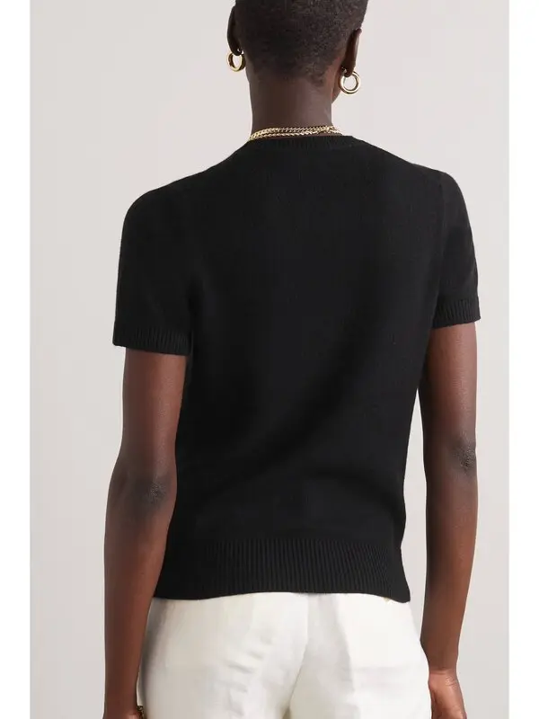 Theory Short-sleeved Cashmere Sweater