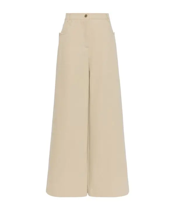 Max Mara Belt Loop Casual Pants - Stone