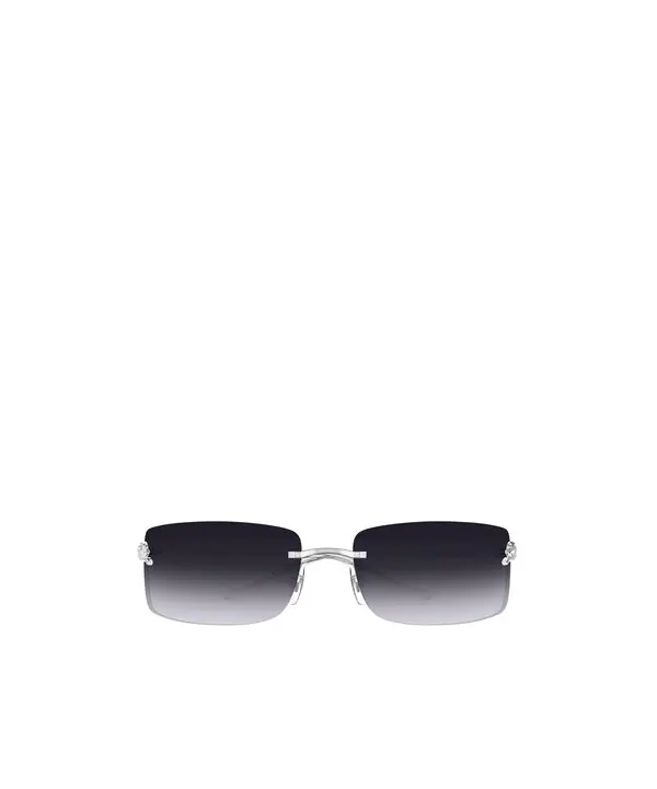Cartier Rectangle-rimless Sunglasses