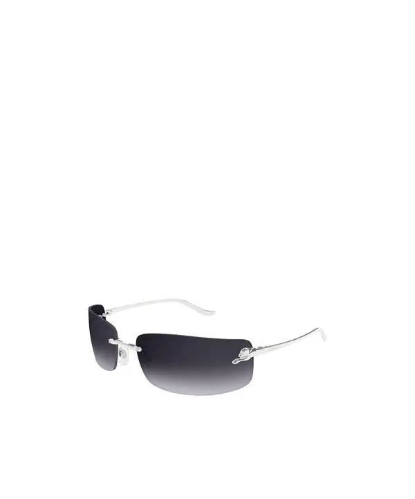 Cartier Rectangle-rimless Sunglasses