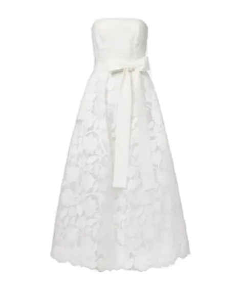Elie Saab Embroidered Tulle Gown