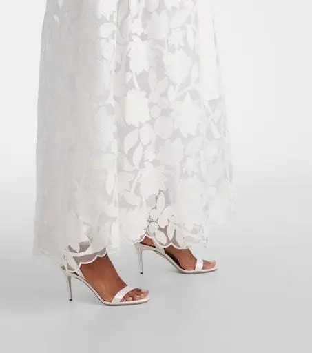Elie Saab Embroidered Tulle Gown