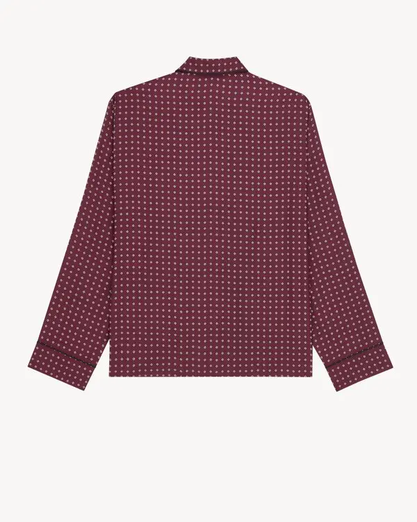 Saint Laurent Geometric-print Pajama Shirt