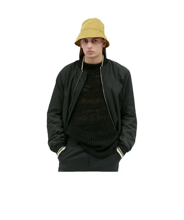 Dries Van Noten Stitch Detail Bucket Hat - Black