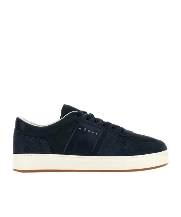 Hogan Panelled Low-top Sneakers - Black