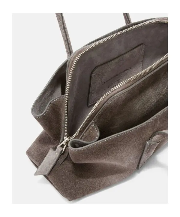 Attico La Passeggiata Small Top Handle Tote Bag - Grey