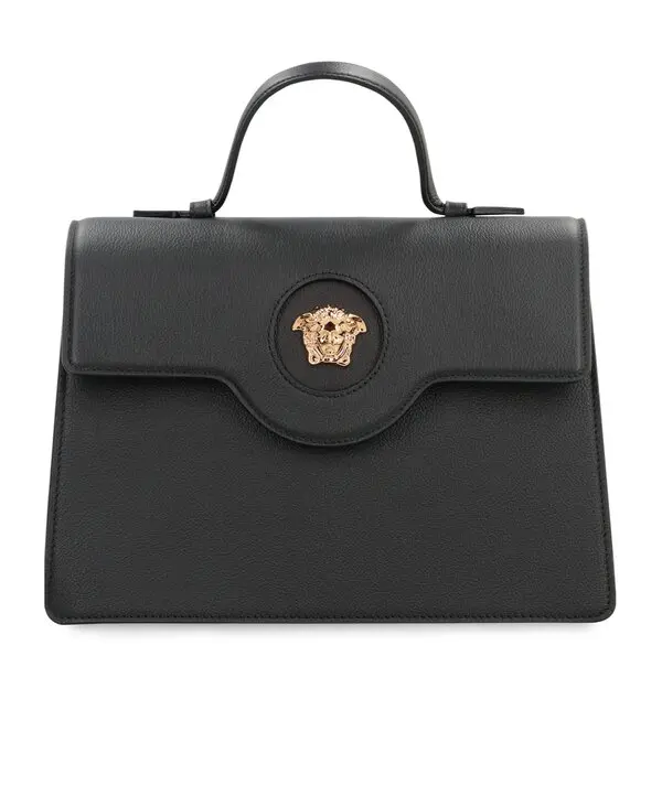 Versace Medusa Top Handle Bag - Black