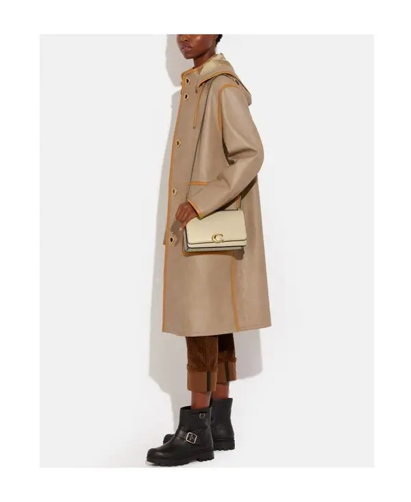COACH Bandit Logo Plaque Shoulder Bag