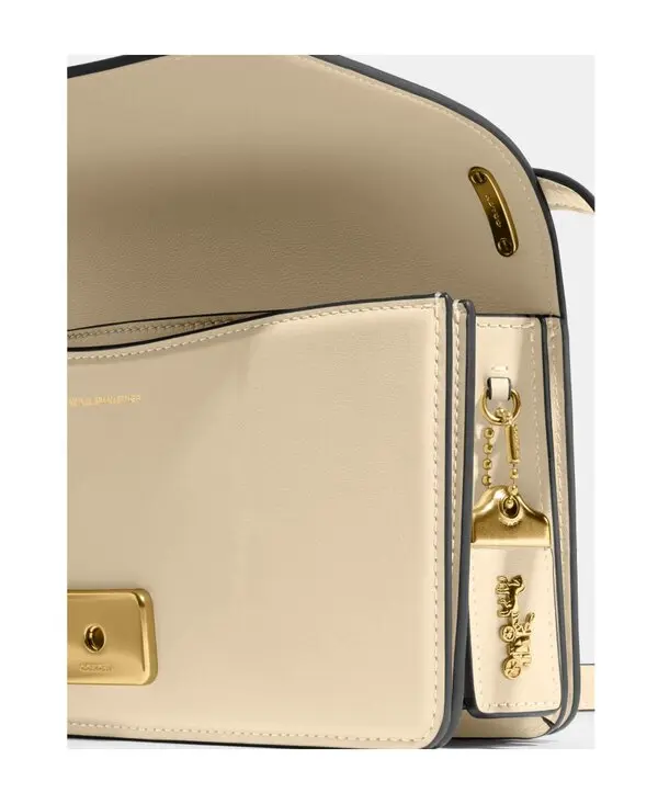 COACH Bandit Logo Plaque Shoulder Bag