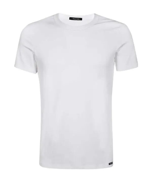 TOM FORD Crewneck Stretched T-shirt - No