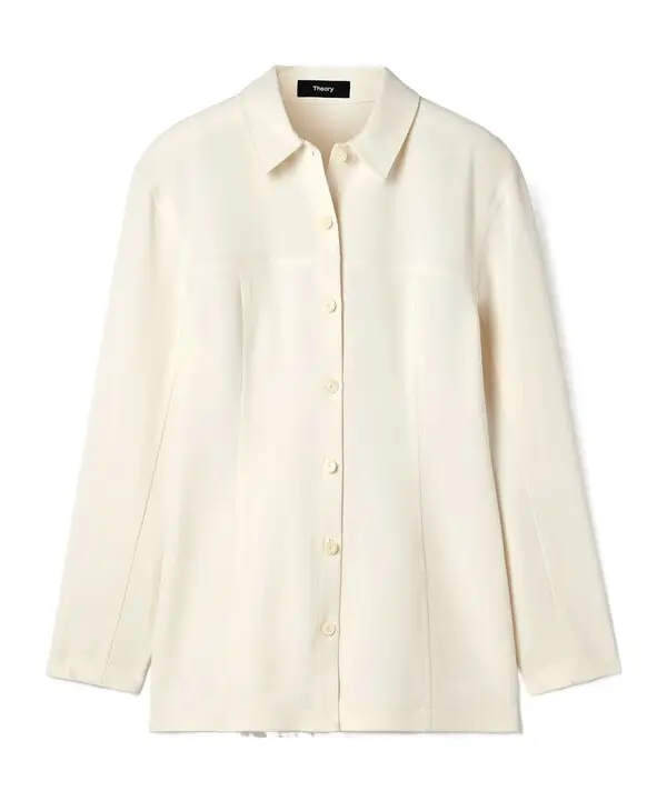 Theory Crepe Seam Shirt
