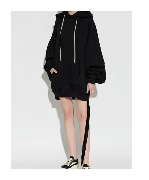 Rick Owens Oversized Drawstring Hoodie
