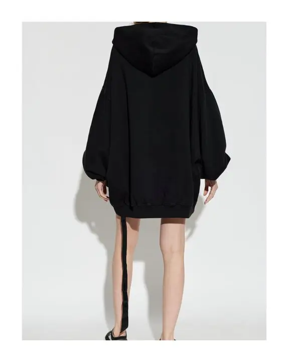Rick Owens Oversized Drawstring Hoodie