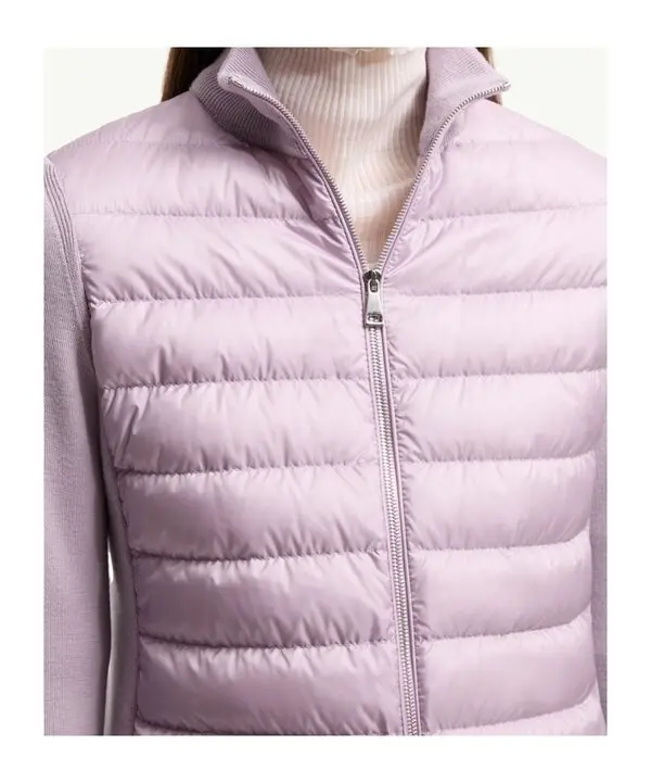 Moncler Padded Wool Zip-up Cardigan