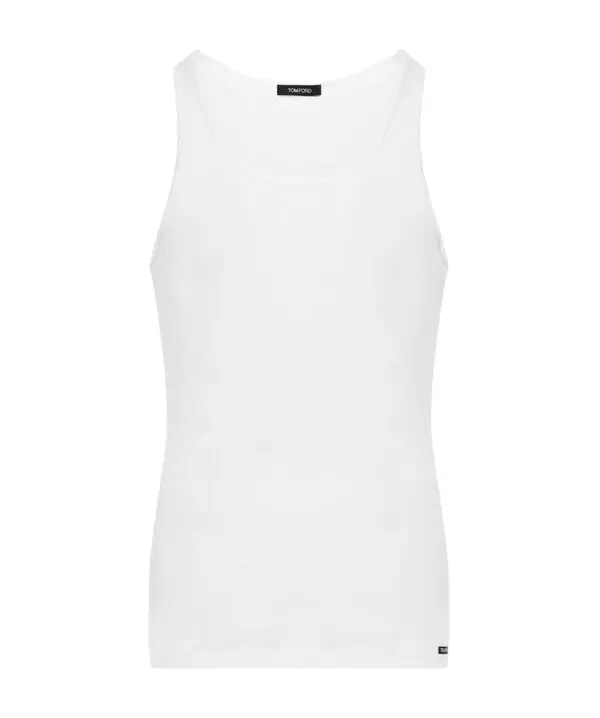 TOM FORD Ribbed Crewneck Tank Top - No