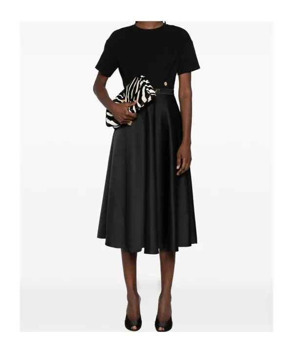 Elisabetta Franchi Button-detail T-shirt