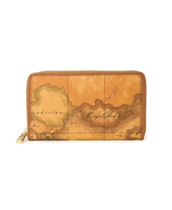 ALVIERO MARTINI 1A CLASSE Zipper Wallet - Orange